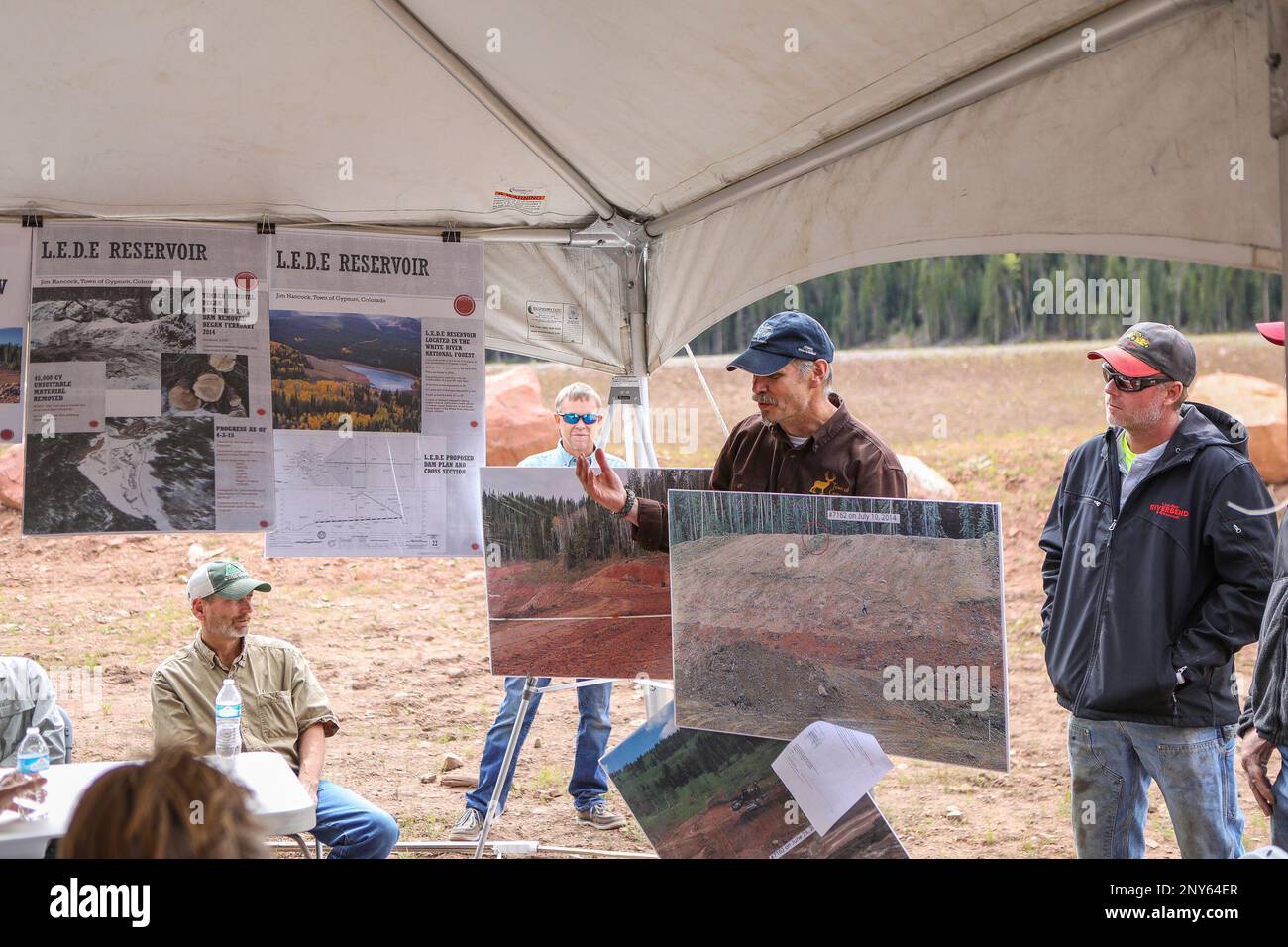 Jim Hancock, Gypsum Town Engineer, gives a presentation on the new ...