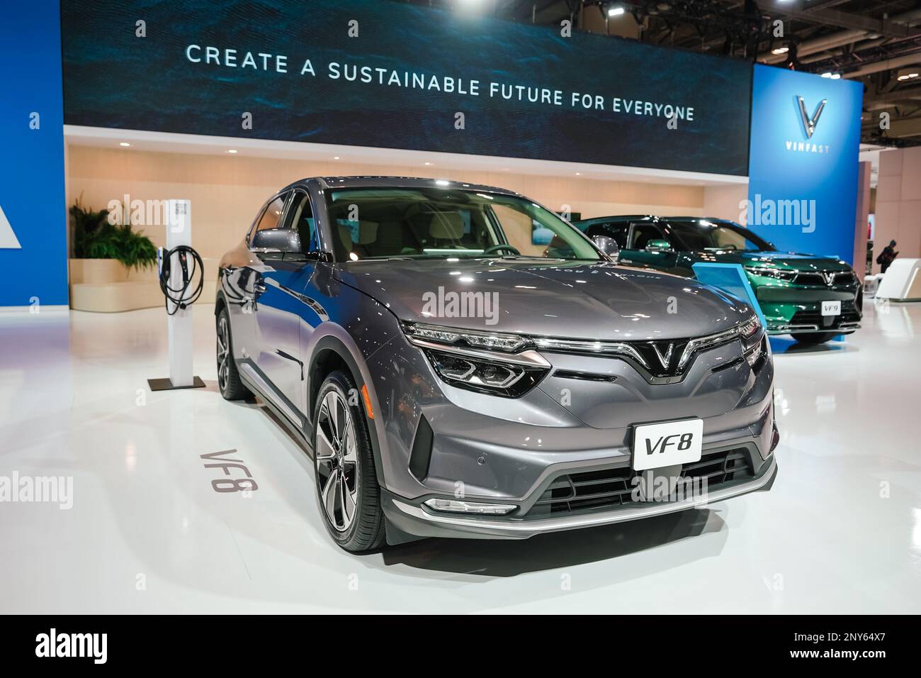 Pre production Electric SUVs VF6, VF7, VF8, VF9 from Vinfast electric ...