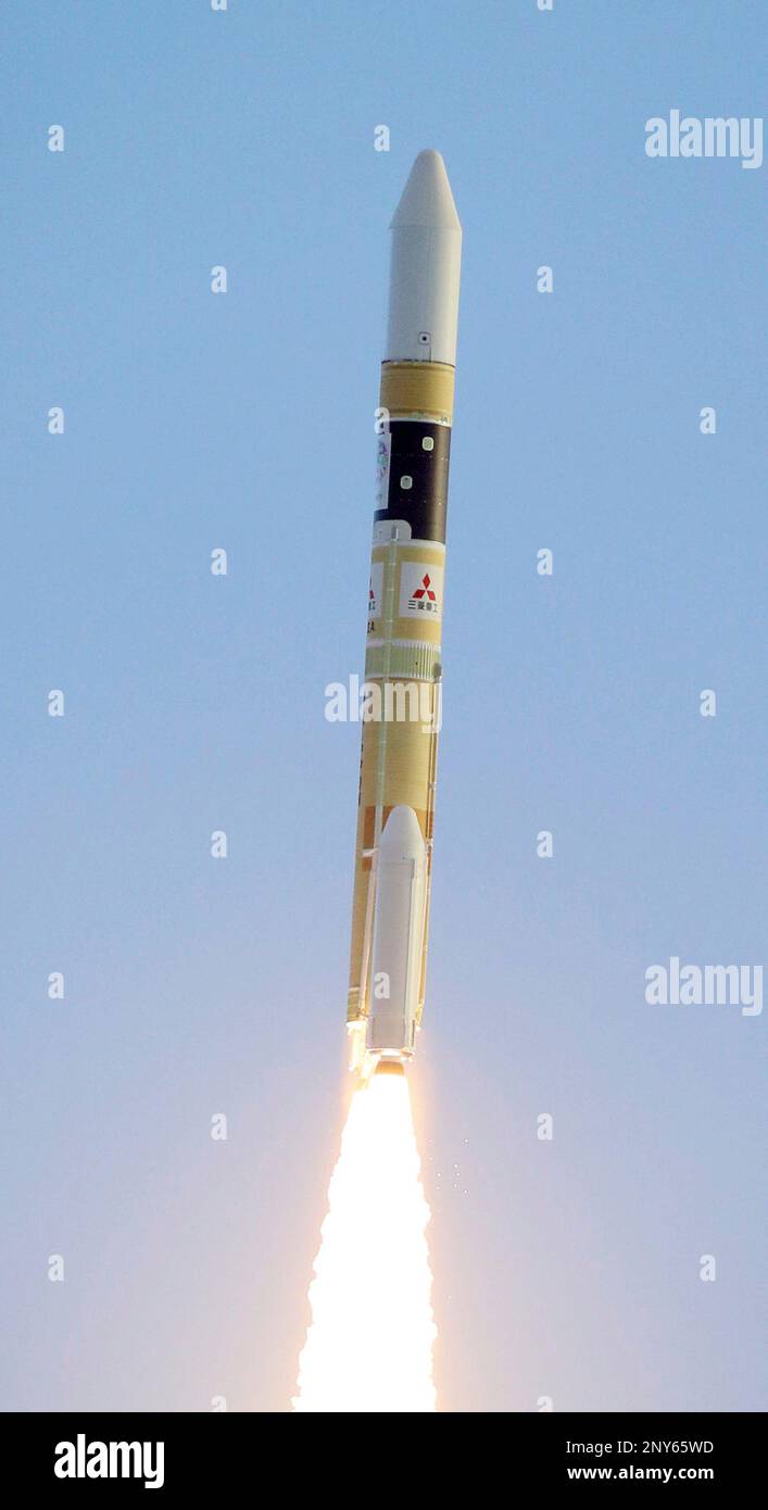 An H-2A rocket carrying the fourth satellite for Japan's version of the ...