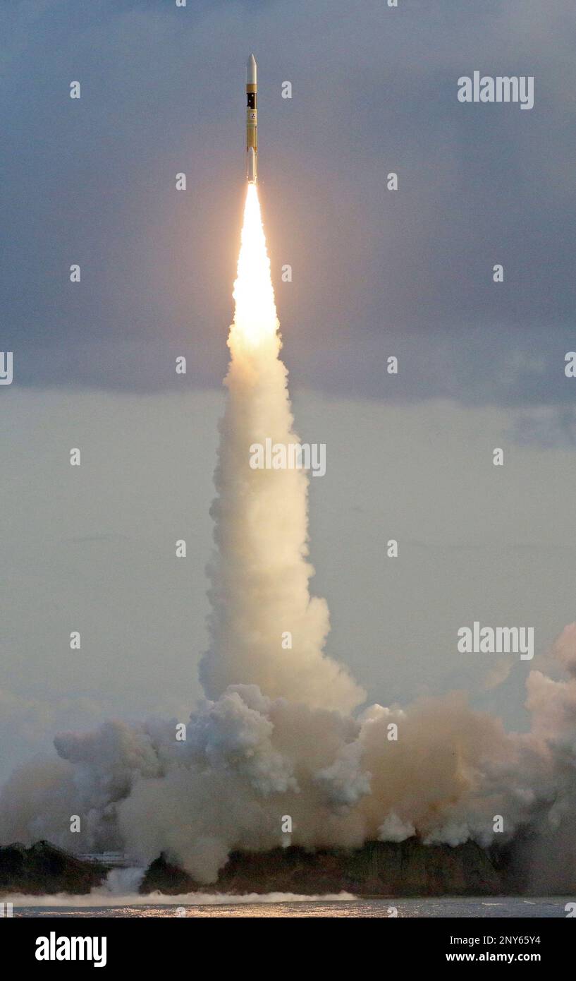 An H-2A rocket carrying the fourth satellite for Japan's version of the ...