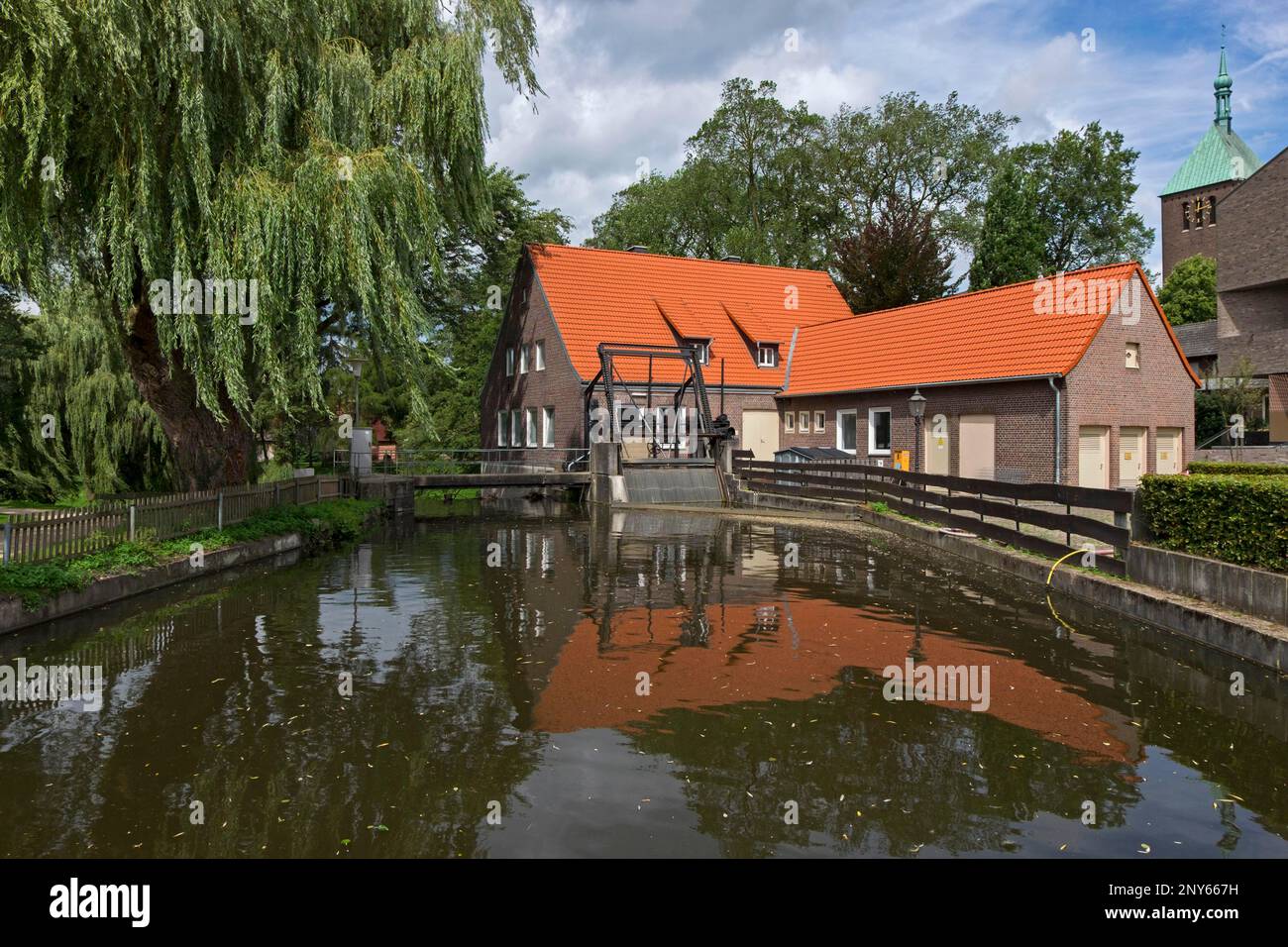 Berkel power plant, one of the smallest power plants in North Rhine ...