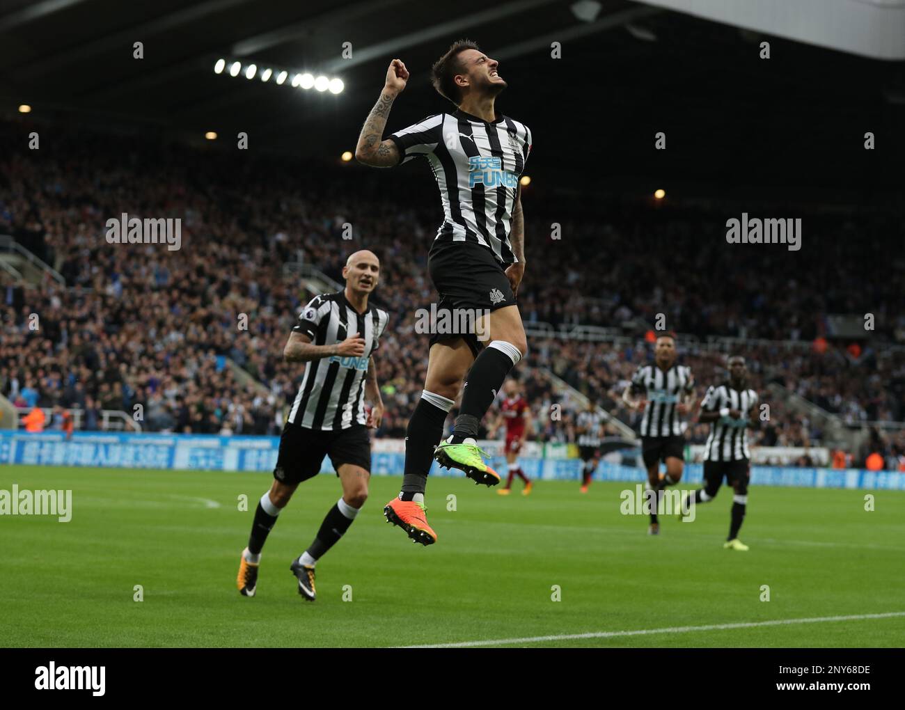 October 1, 2017 - Newcastle Upon Tyne, United Kingdom - Joselu of ...