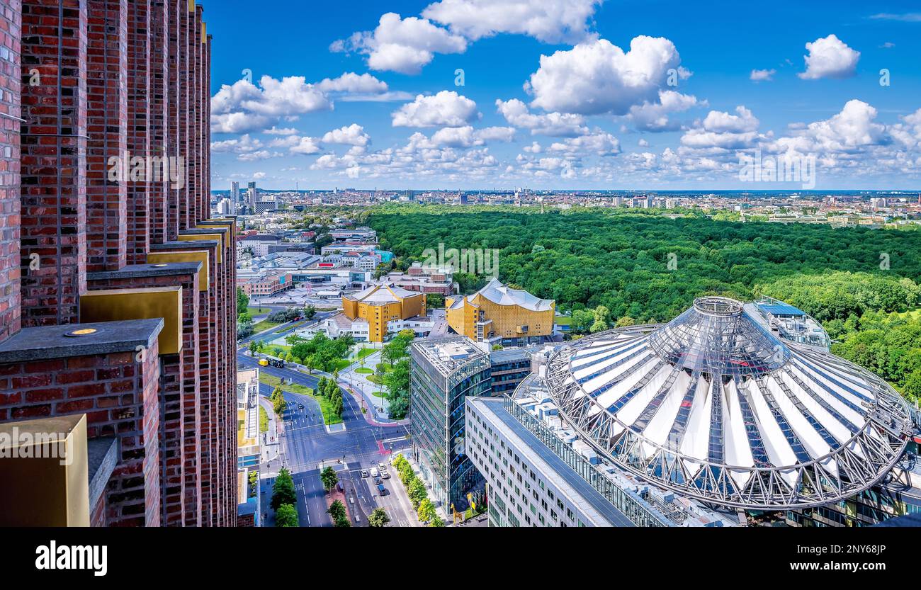 panoramic view at the berlin city center Stock Photo - Alamy
