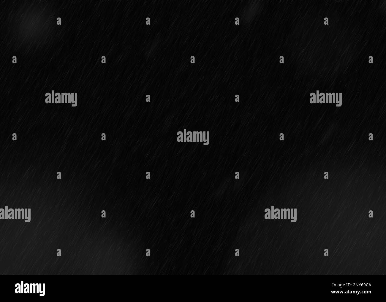 misty rain effect overlay template on black background Stock Photo - Alamy