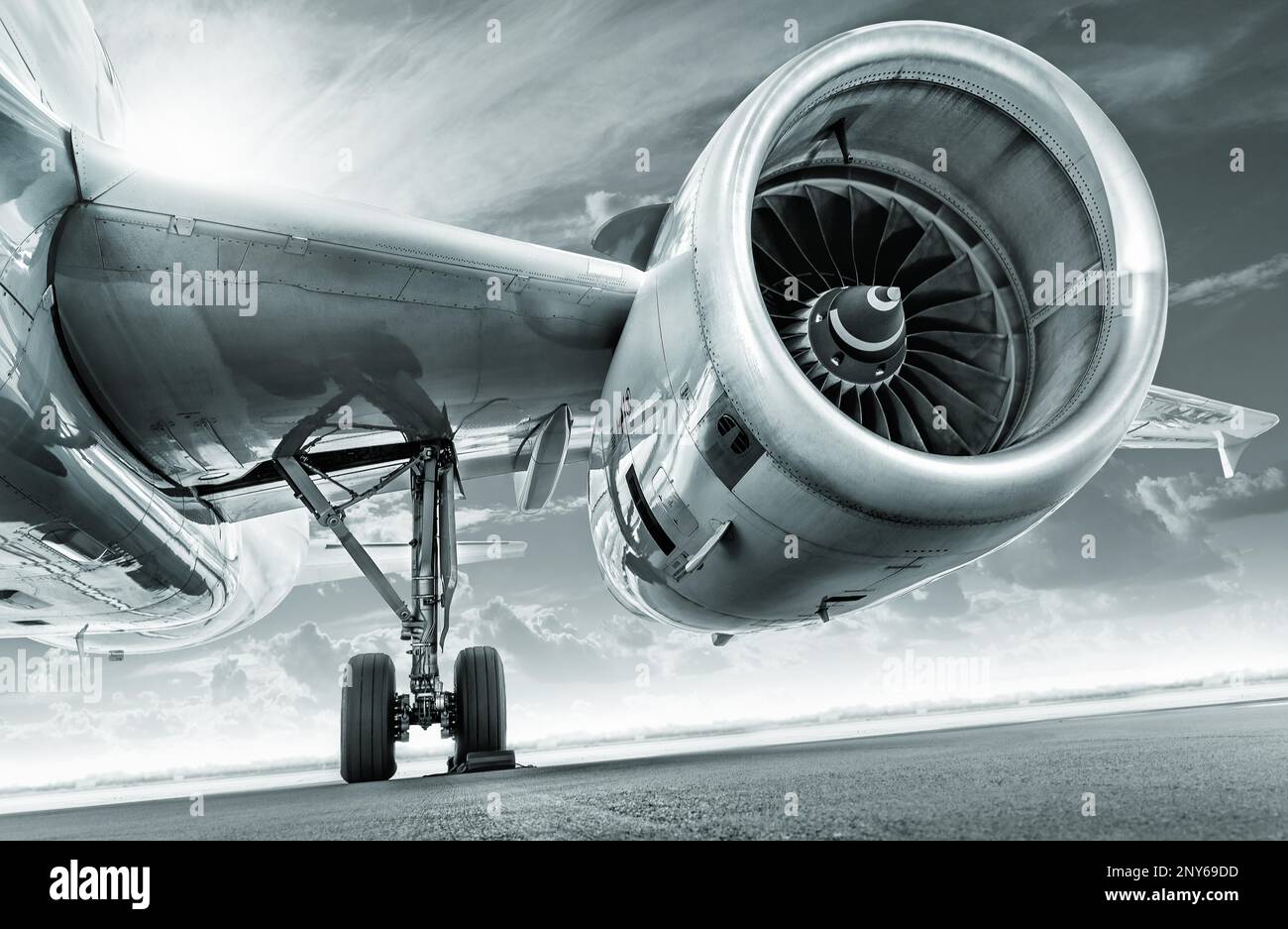 jet engine of an aircraft Stock Photo - Alamy