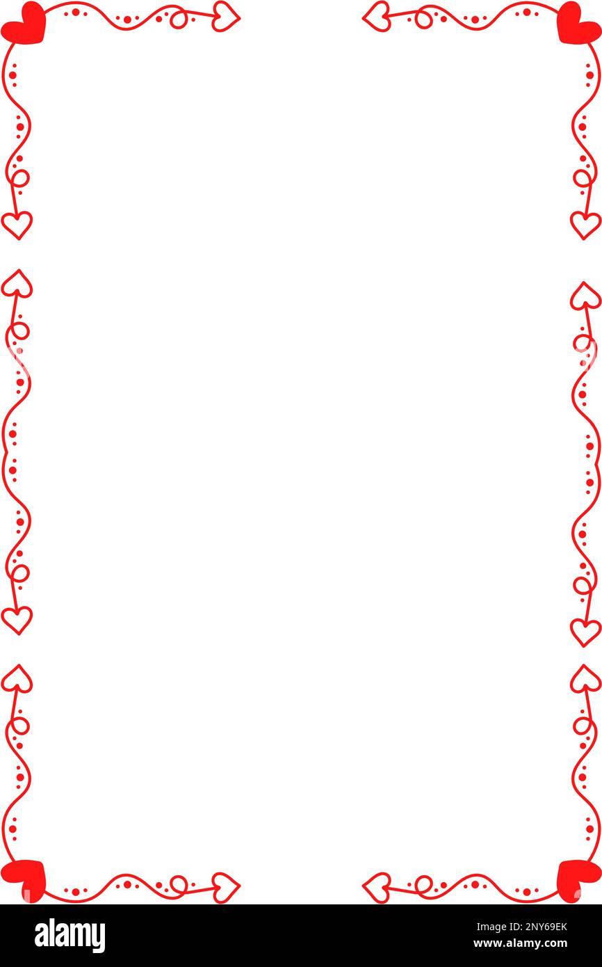 Artistic horizontal border and frame Stock Photo - Alamy