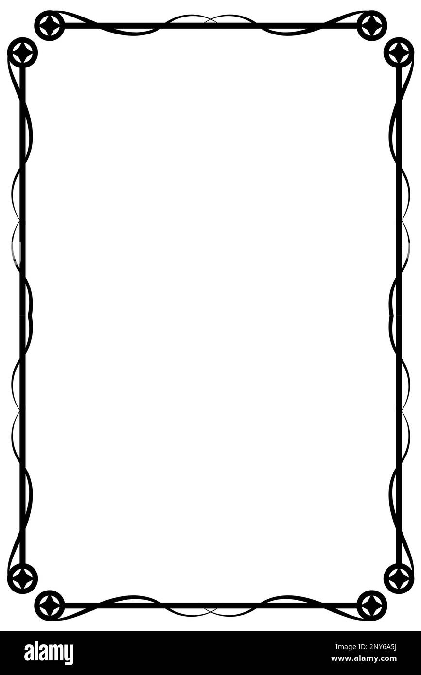 Artistic horizontal border and frame Stock Photo - Alamy