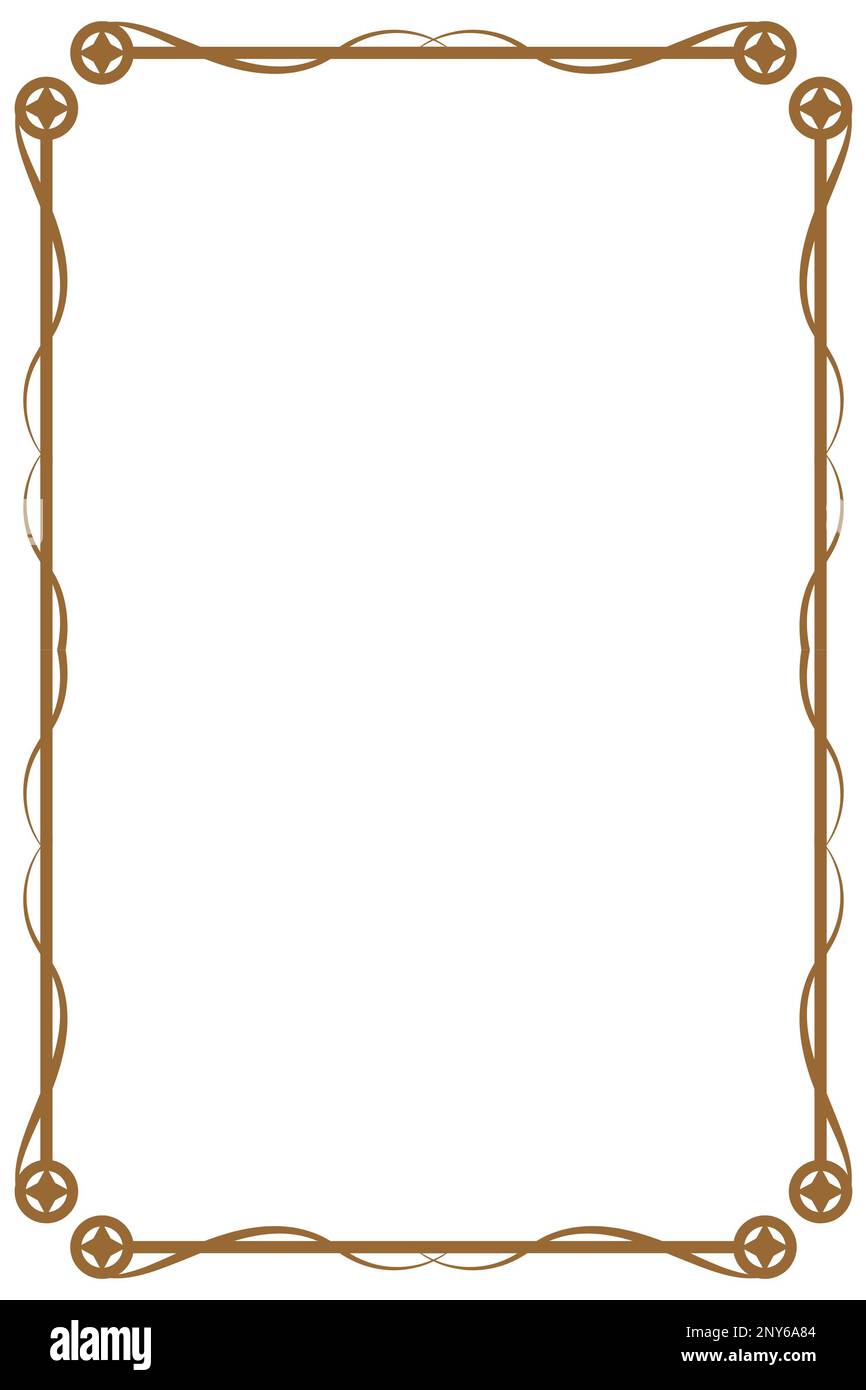 Artistic horizontal border and frame Stock Photo - Alamy