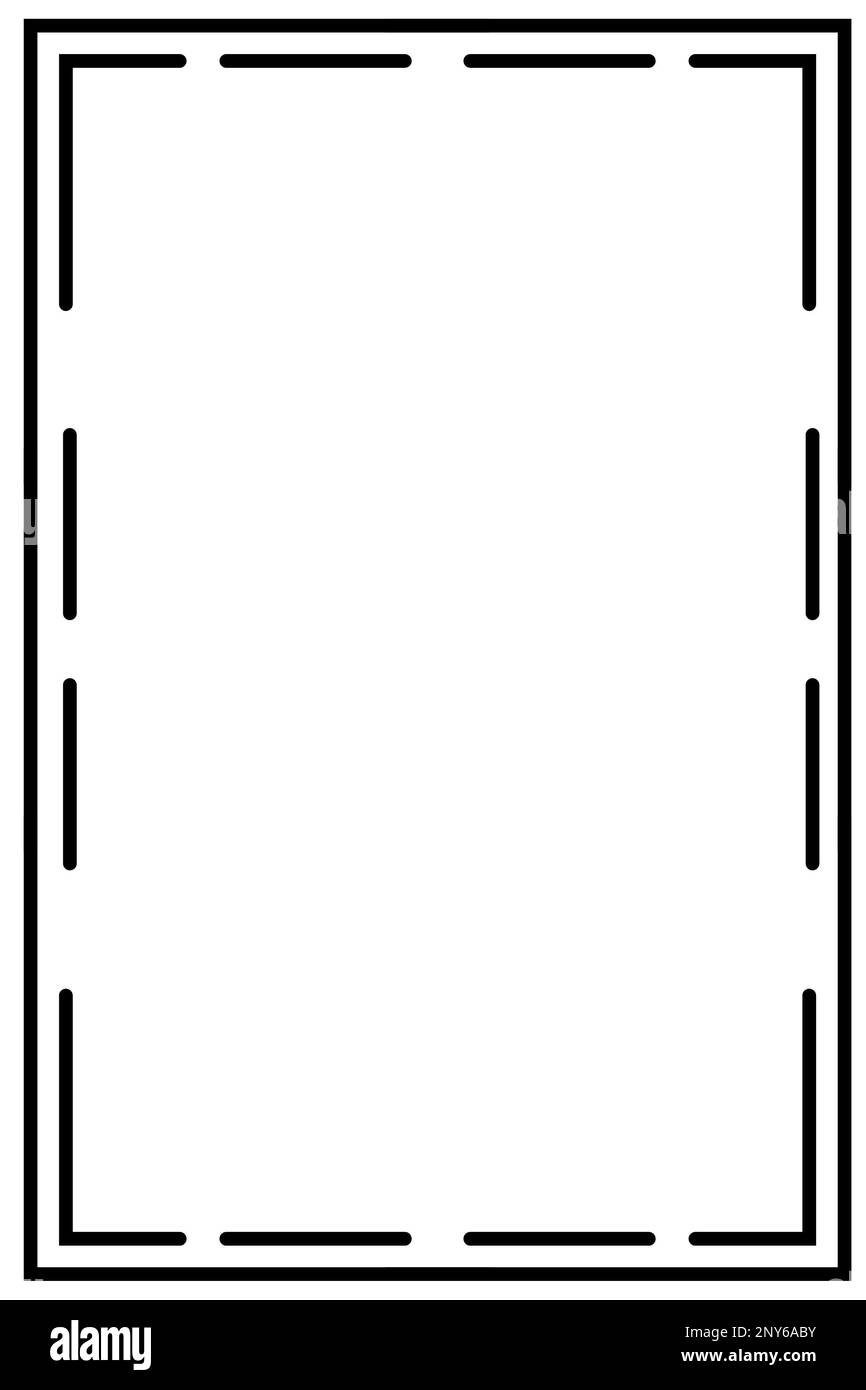 Artistic border design Black and White Stock Photos & Images - Alamy