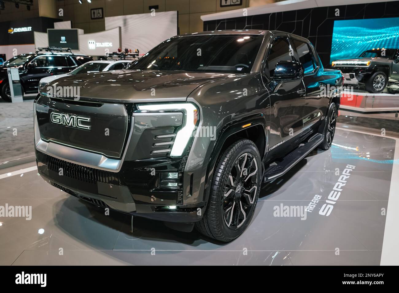 GMC Sierra EV, electric version of the popular GMC pickup truck, on ...