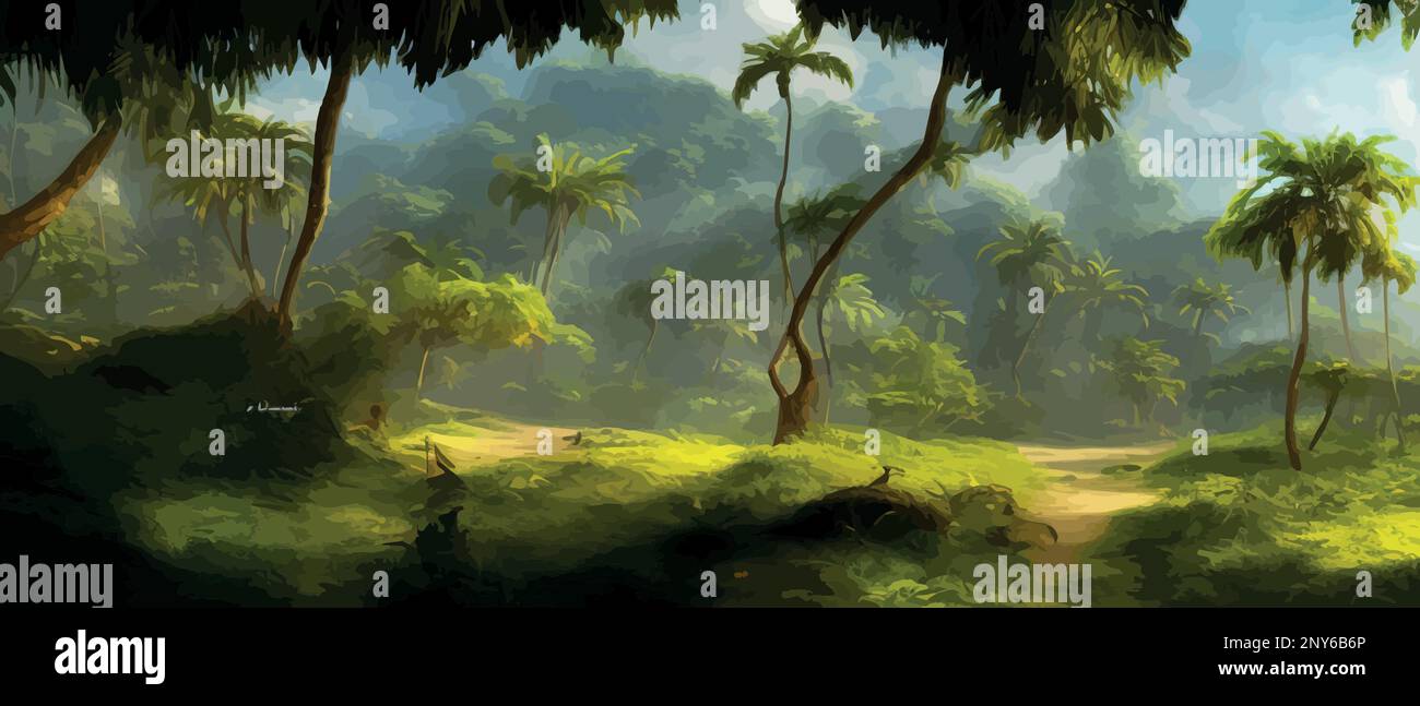 Zanzibar sunrise Stock Vector Images - Alamy