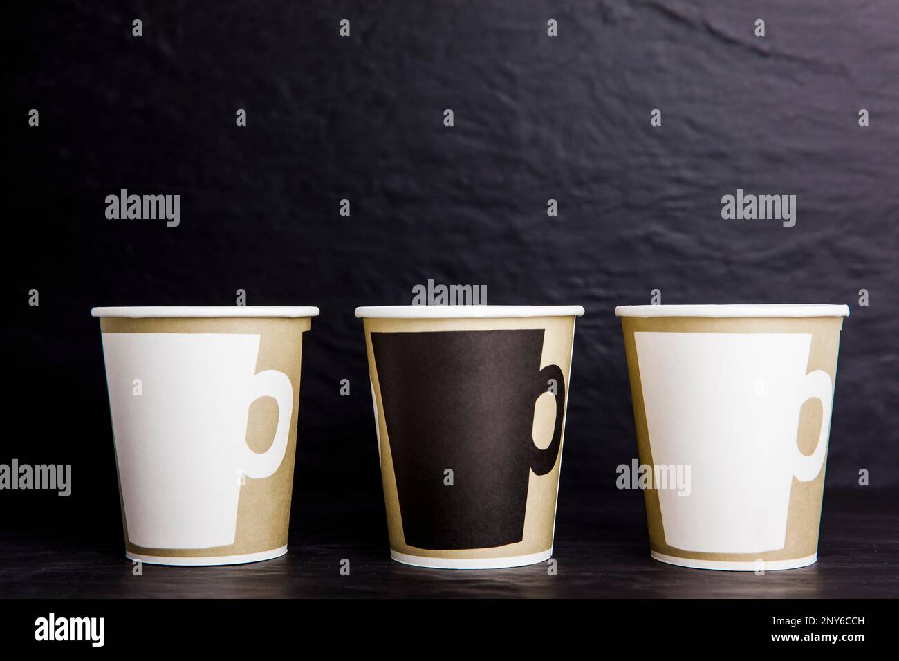 Many cups coffee close hi-res stock photography and images - Alamy