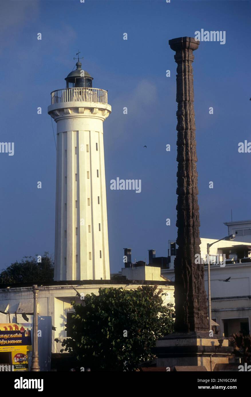 Puducherry lighthouse hi-res stock photography and images - Alamy