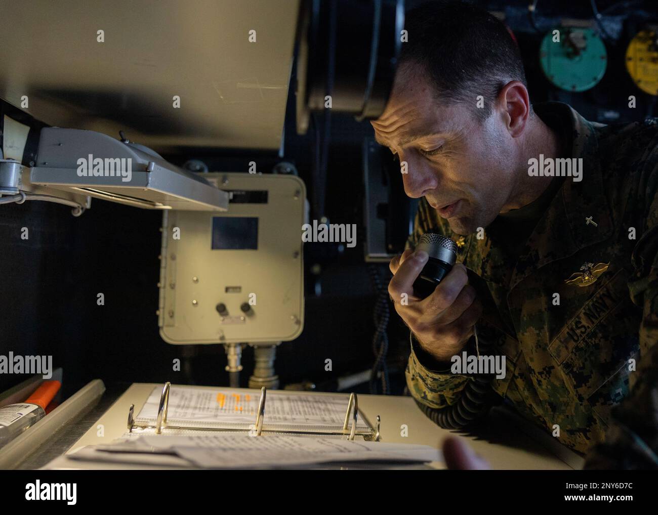 SOUTH CHINA SEA (Jan. 7, 2023) – U.S. Navy Lt. Cmdr. Aaron Walling ...