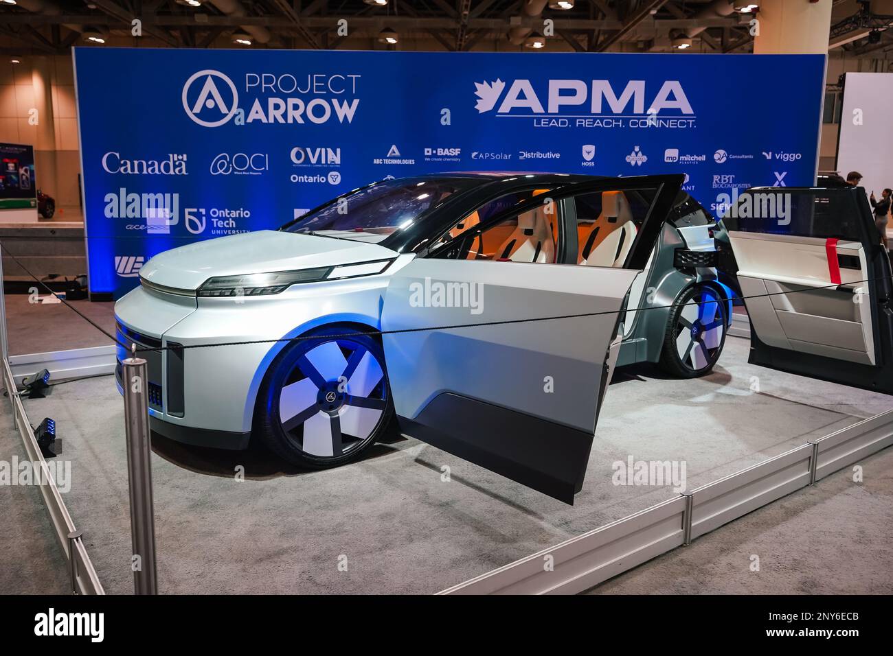 Project arrow, Canadian concept electric car project, on display at the ... Project arrow, Canadian concept electric car project, on display at the ...