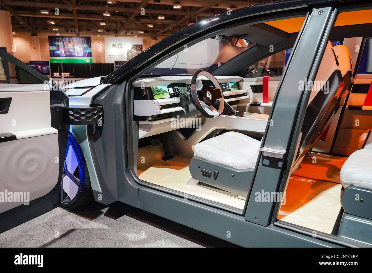 Project arrow, Canadian concept electric car project, on display at the ... Project arrow, Canadian concept electric car project, on display at the ...