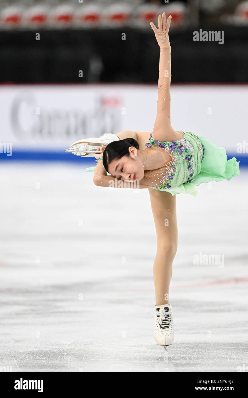 Jia SHIN (KOR), during Junior Women Short Program, at the ISU World ...
