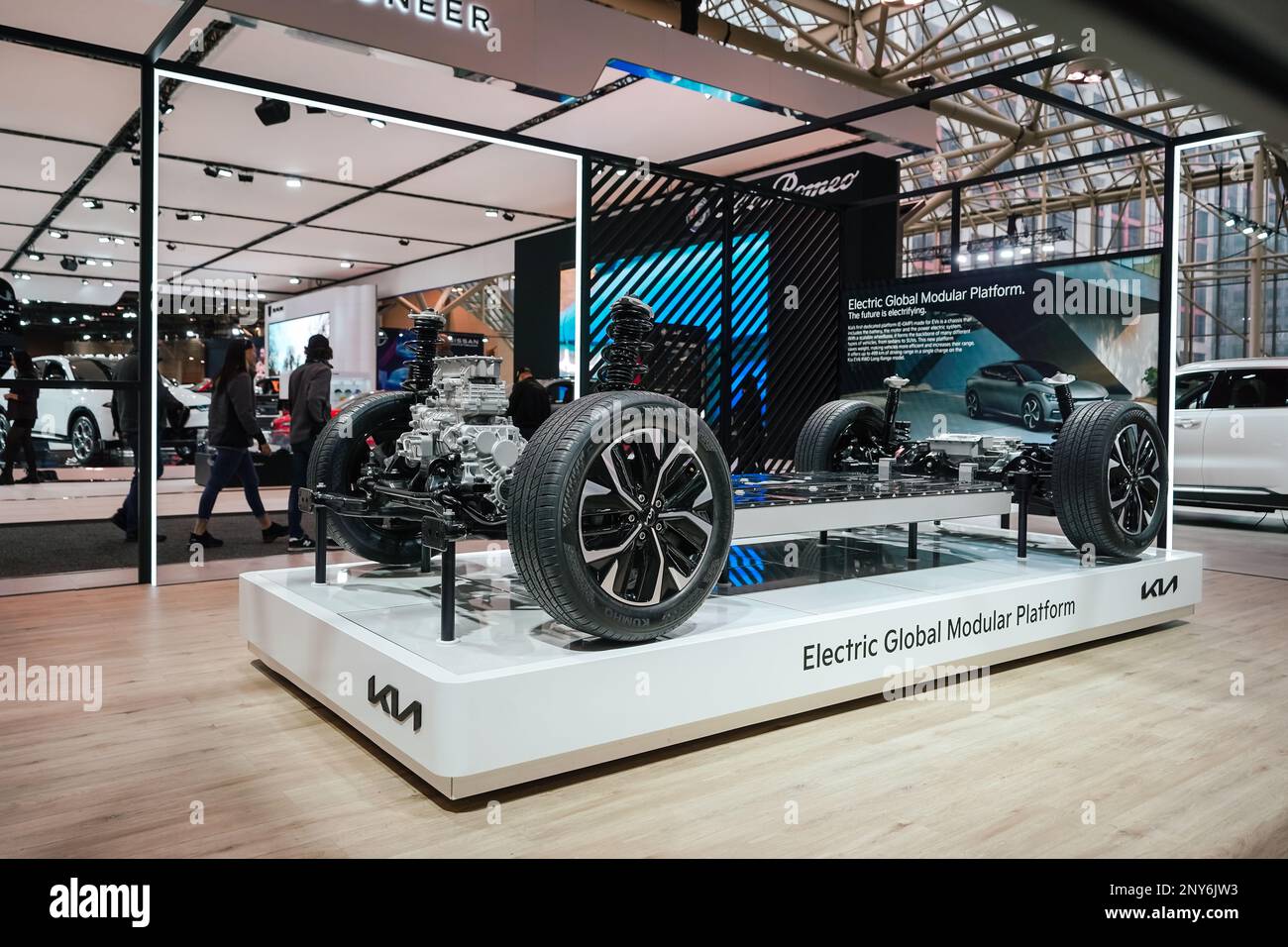 Kia electric modular platform Stock Photo - Alamy