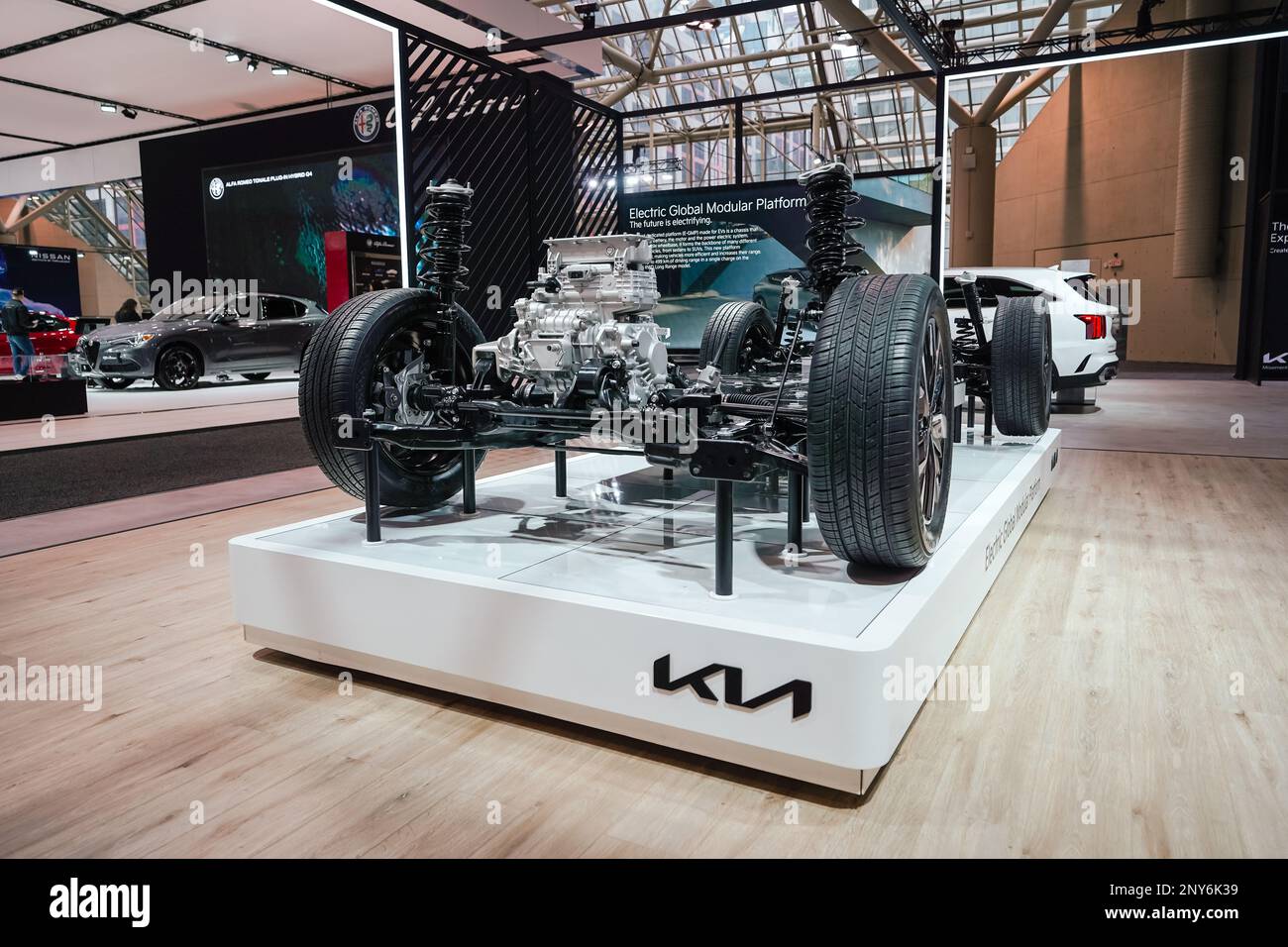 Kia electric modular platform Stock Photo - Alamy