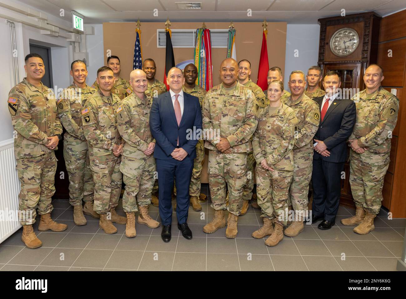 Gabe Camarillo (left center), Deputy Secretary of the Army, and U.S ...