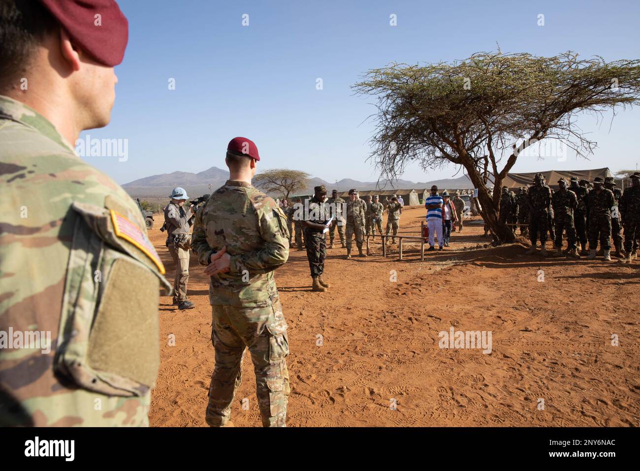 Lt. Col. Peter Mwangi , Commander of the 27th Mechanized Infantry ...