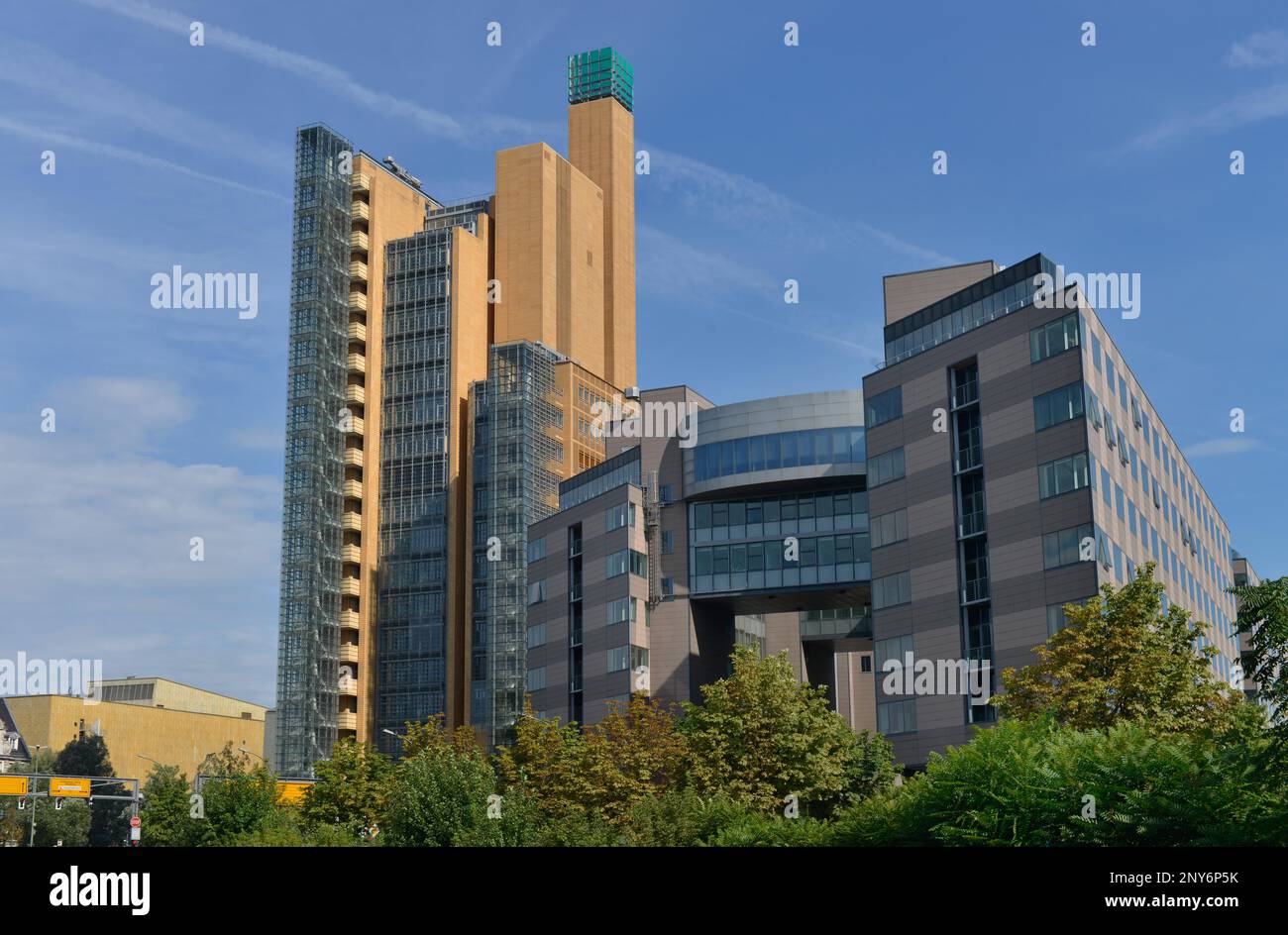 Atrium Tower, Potsdamer Platz, Tiergarten, Mitte, Berlin, Germany Stock ...