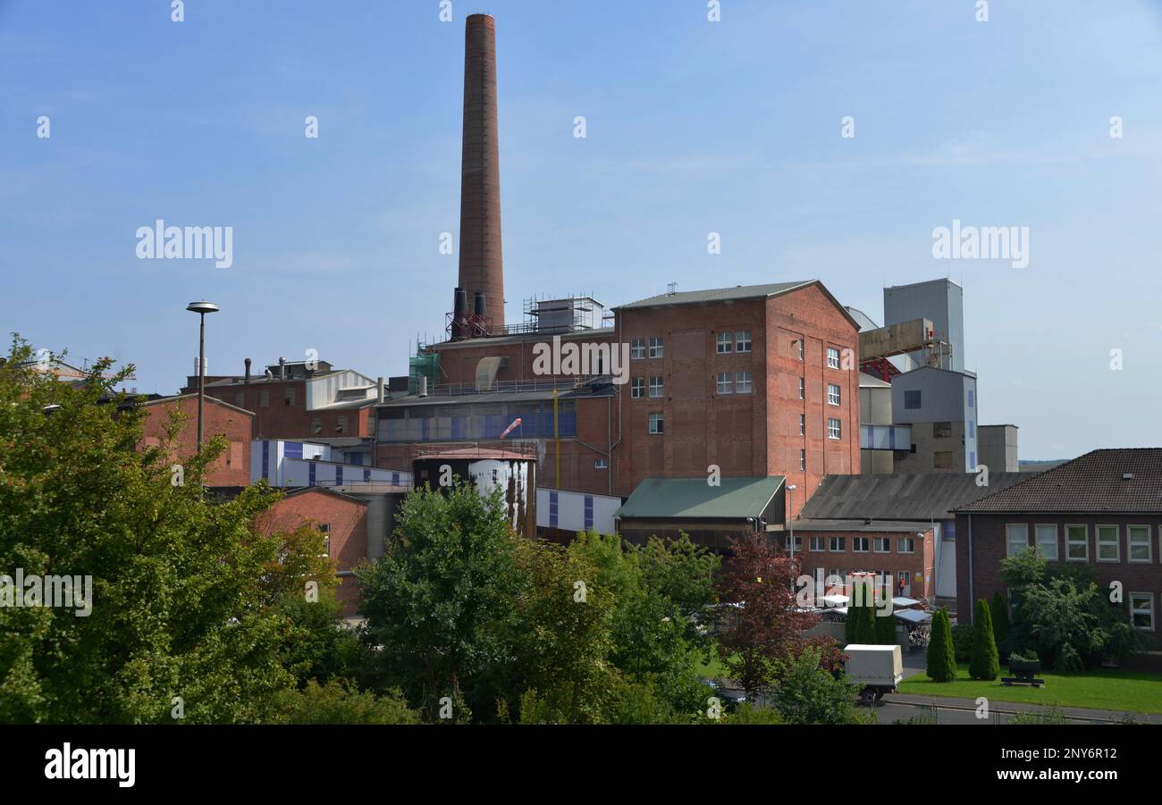 Potash and salts, Wintershall plant, Heringen, Hesse, Germany Stock ...