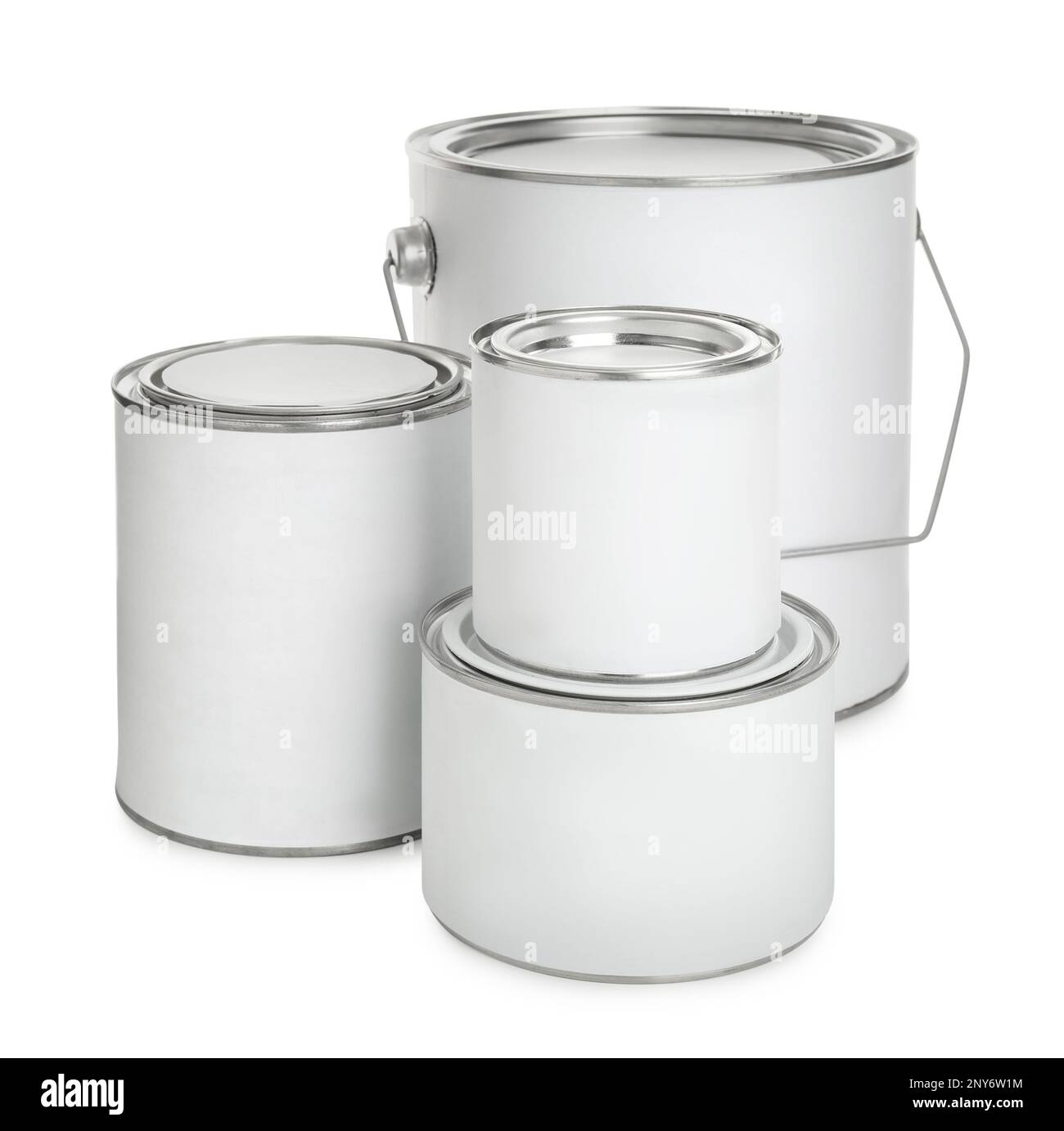 Empty paint cans Cut Out Stock Images & Pictures - Alamy
