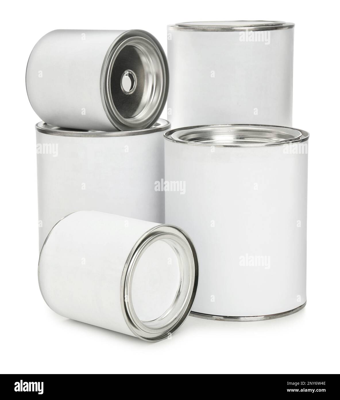 Empty paint cans Cut Out Stock Images & Pictures - Alamy