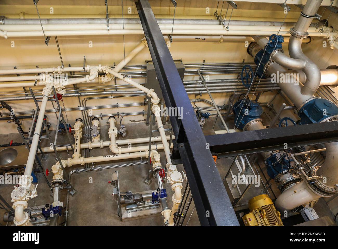 New equipment in the Eagle River Water and Sanitation water treatment ...