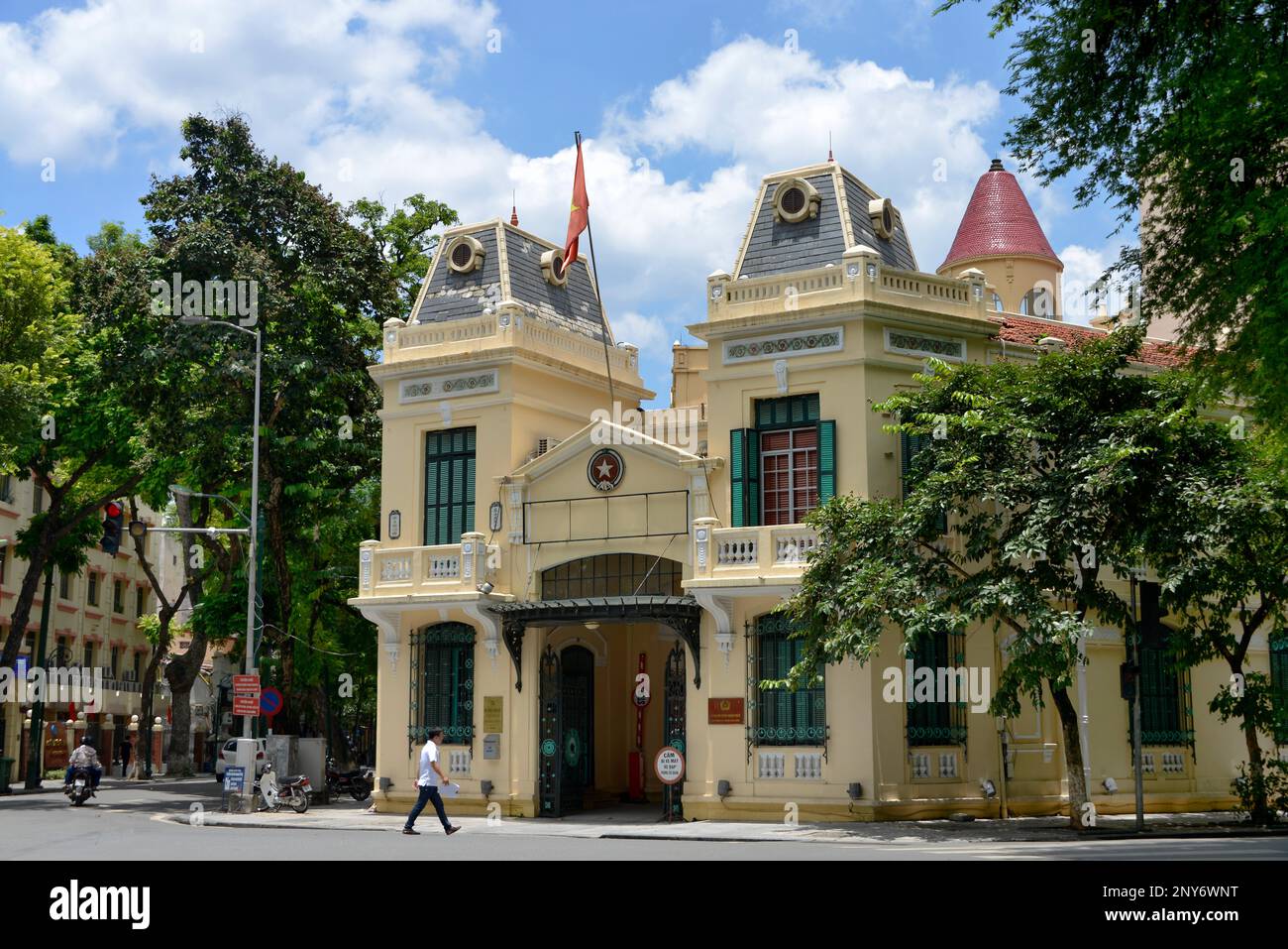 Police Station, Trang Thi, Hanoi, Vietnam Stock Photo - Alamy