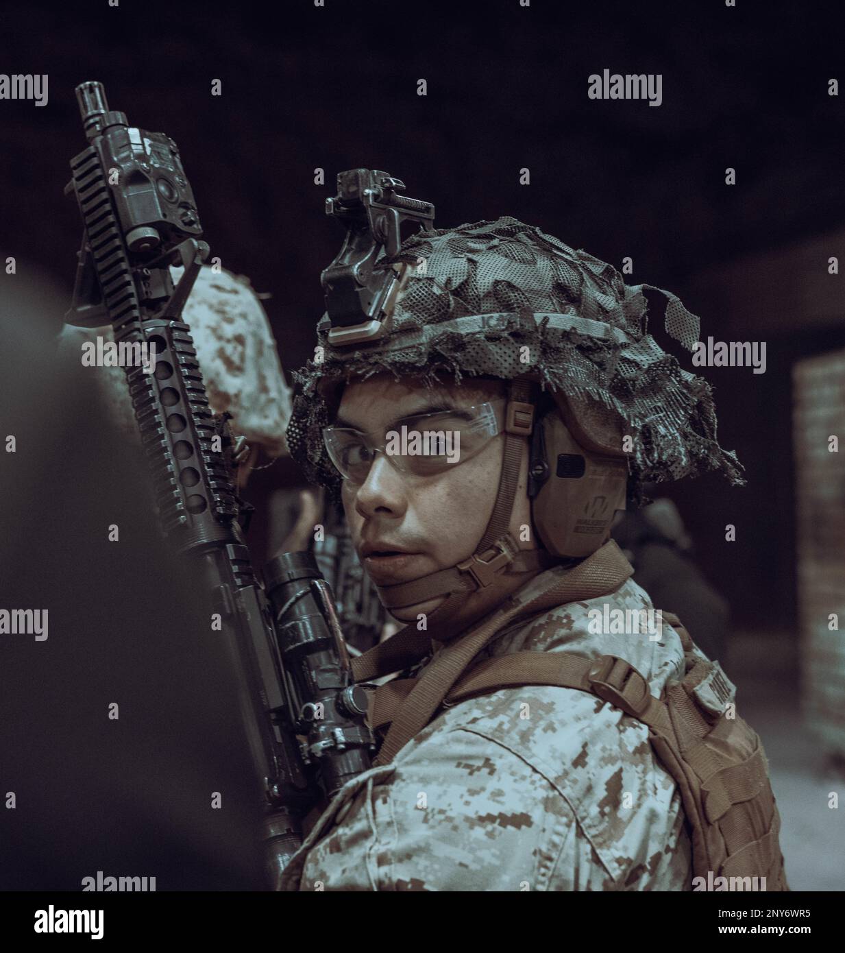 U.S. Marine Corps Lance Cpl. Jesus Chavez, an assault amphibious ...