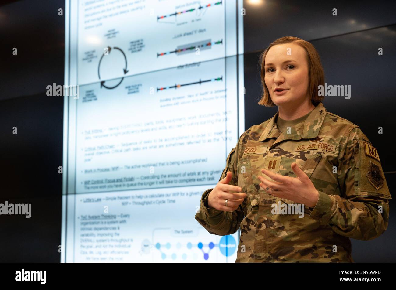 Capt. Sophia Rizzo, Headquarters Air Force process advancement branch ...