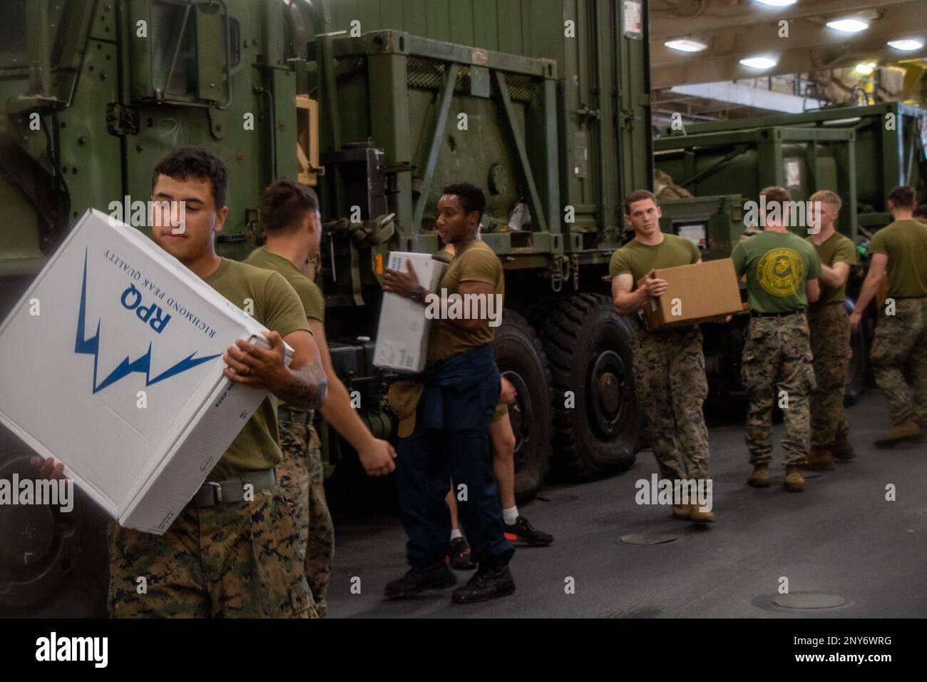 SINGAPORE (Feb. 15, 2023) – Sailors, and Marines assigned to 13th ...