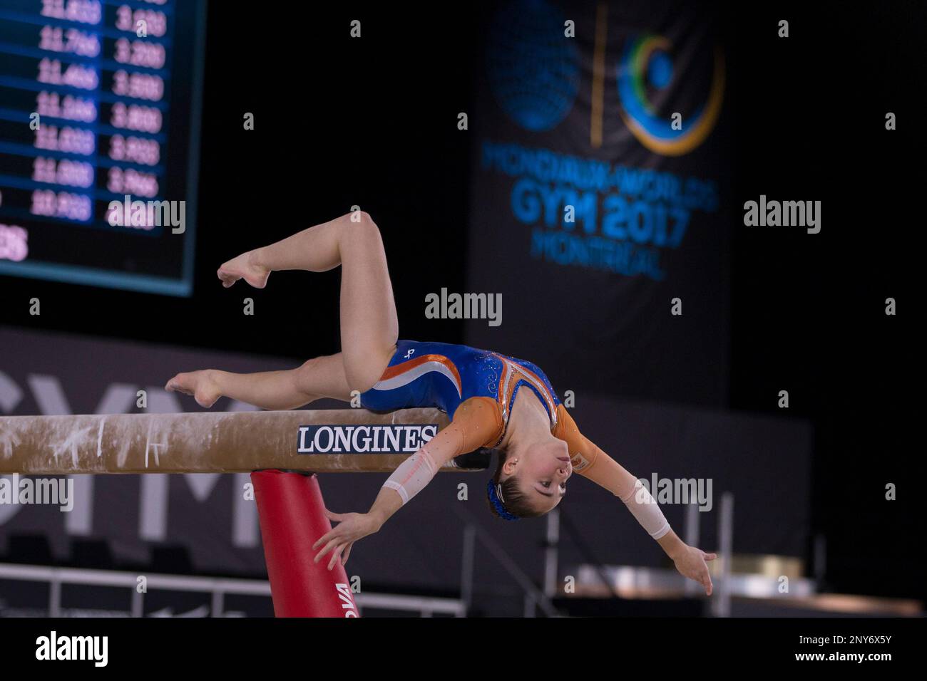 October 4, 2017: Gymnast Eythora Thorsdottir (NED) competes during ...