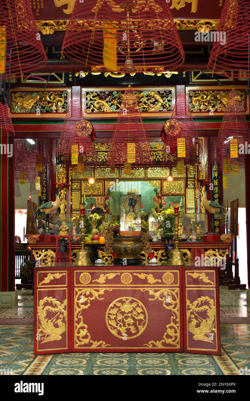 Altar, Sea Goddess Thien Hau, Assembly Hall of the Chinese Congregation ...