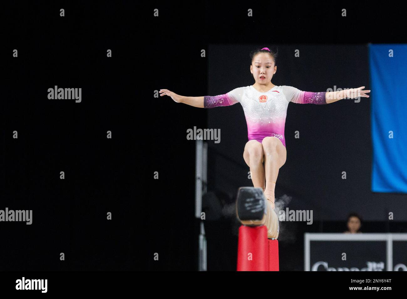 October 04, 2017: Yan Wang of China (527) during the Women's ...