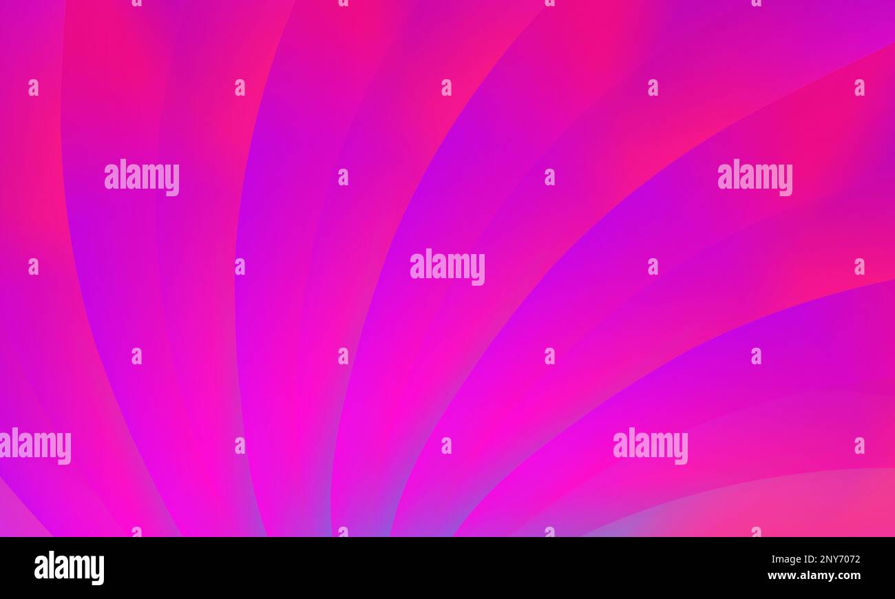 Abstract background of curved lines in pink colors. 3d illustration ...