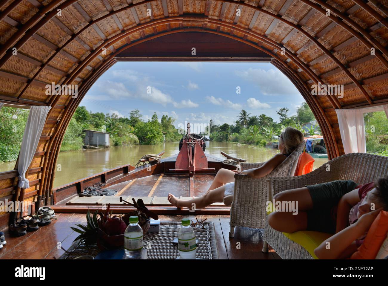 Sampan cruise mekong delta hi-res stock photography and images - Alamy