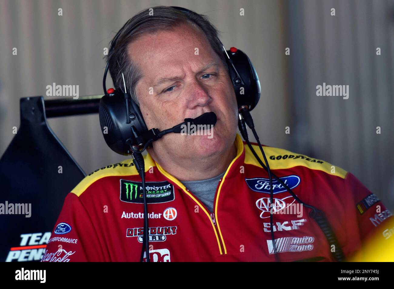 Todd Gordon during practice for the NASCAR Monster Energy Cup Series ...