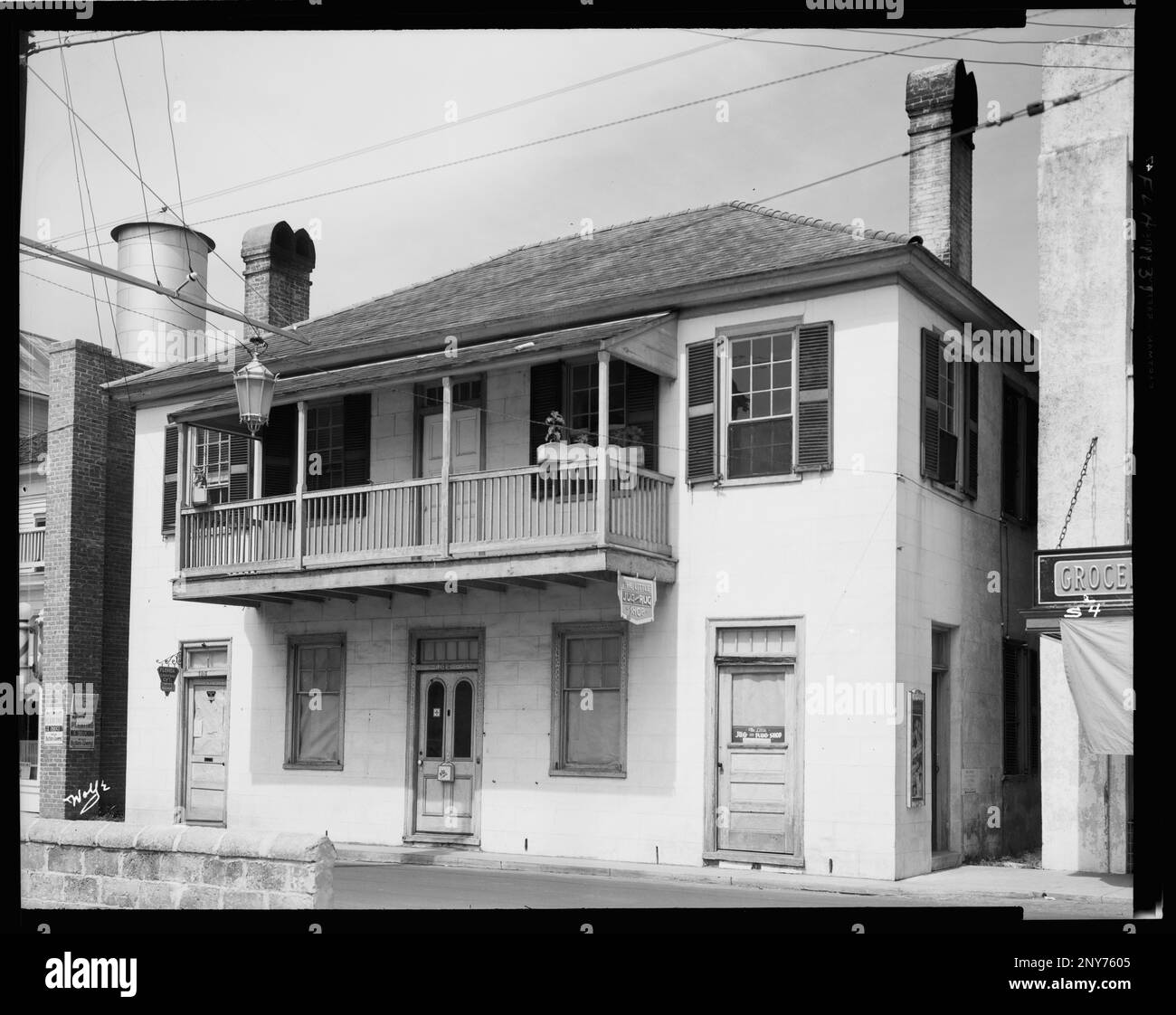 Slater House, St. Augustine, St. Johns County, Florida. Carnegie Survey ...