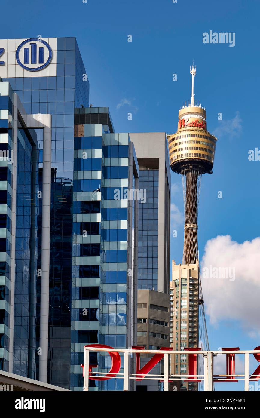 The Sydney Tower Centrepoint. Australia Stock Photo - Alamy