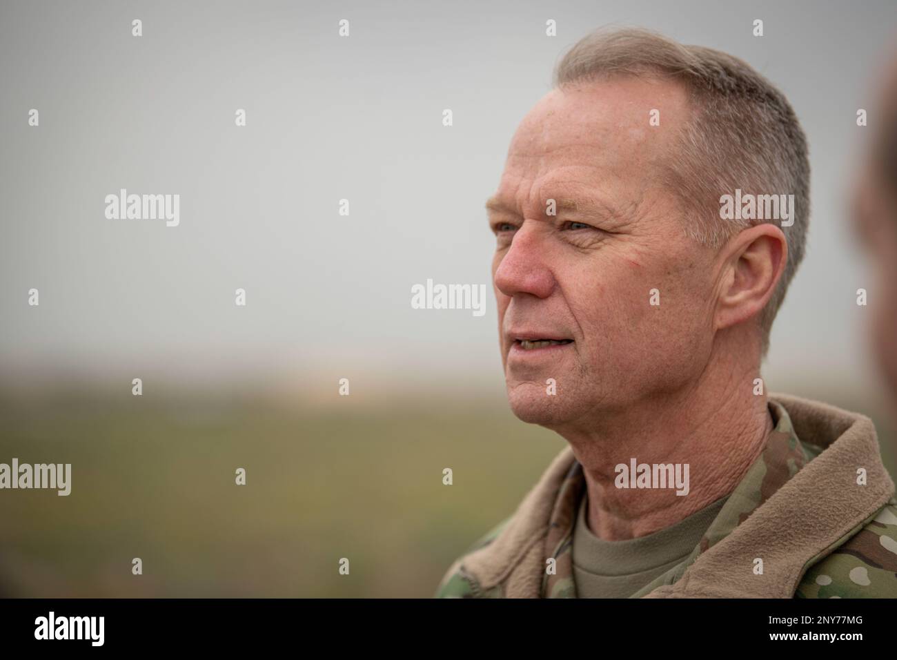 U.S. Air Force Gen. Mark Kelly, commander of Air Combat Command, tours ...