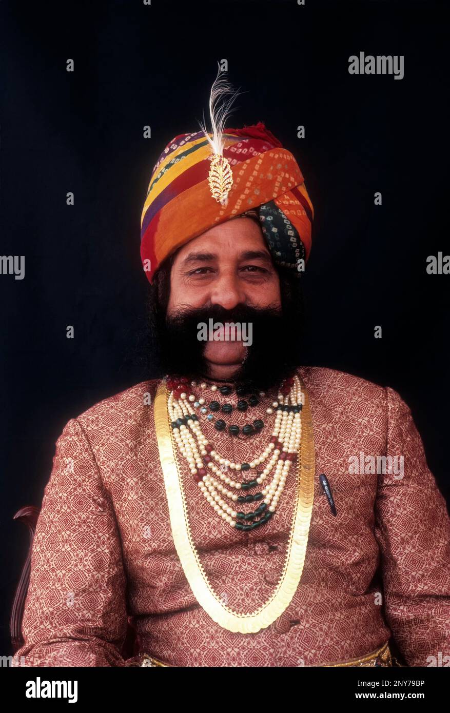 Ramsingh Chauhan aged 62, on employee of Rajasthan Tourism grown a ...