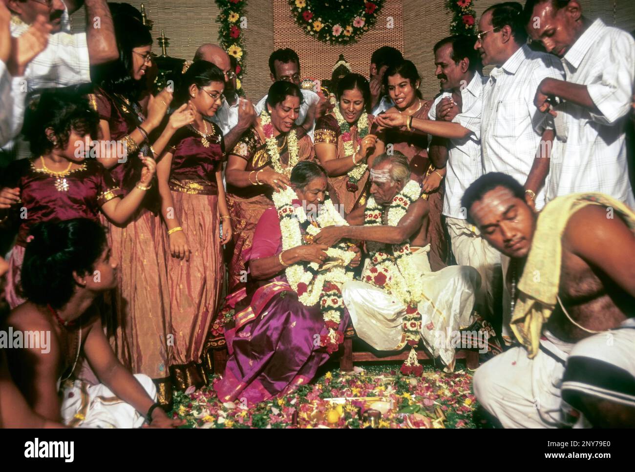 Sathabhishekam, Celebration of a Chettiars 80th birthday, Chettinad ...
