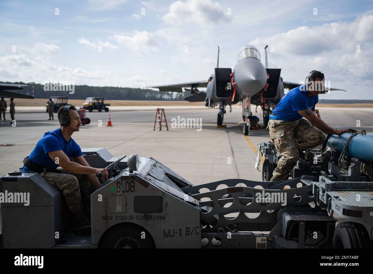Senior Airman Daniel Gomez, 334th Fighter Generation Squadron three-man ...