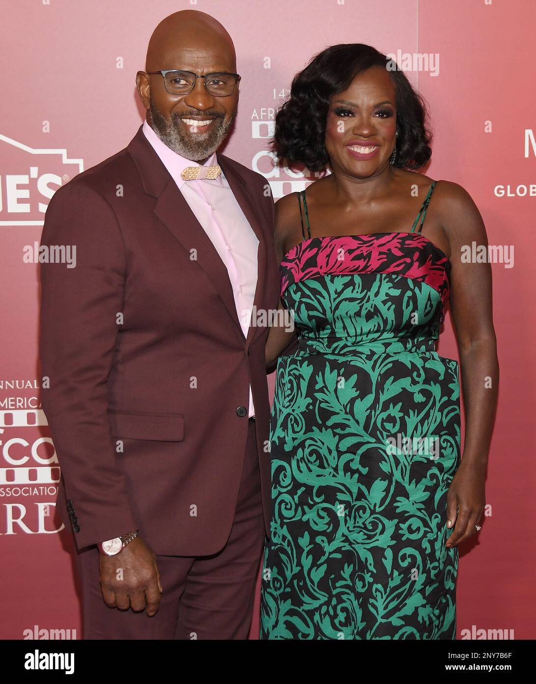 (L-R) Julius Tennon and Viola Davis at the 14th Annual AAFCA Awards ...