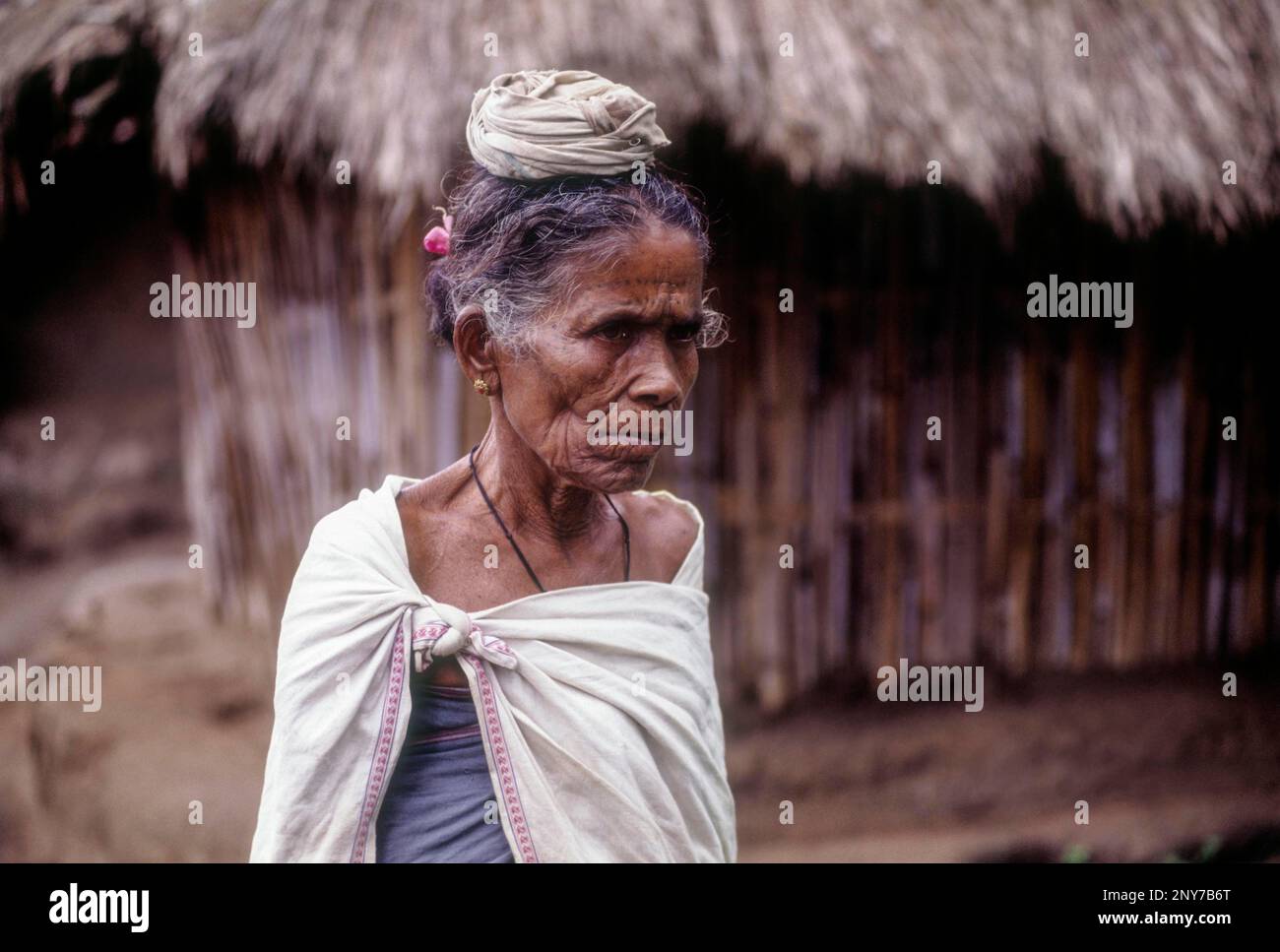 Jenu Kurumba tribal at Nagarhole, Karnataka, South India, India, Asia ...