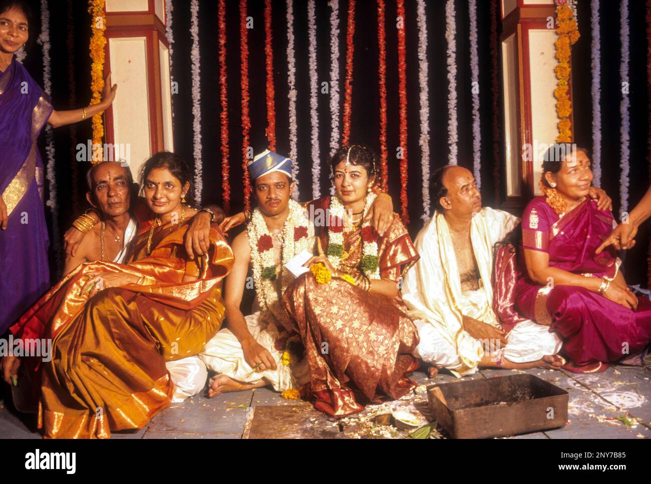 Wedding sequence of Udupi Madhwa Brahmin in Karnataka, India, Asia ...