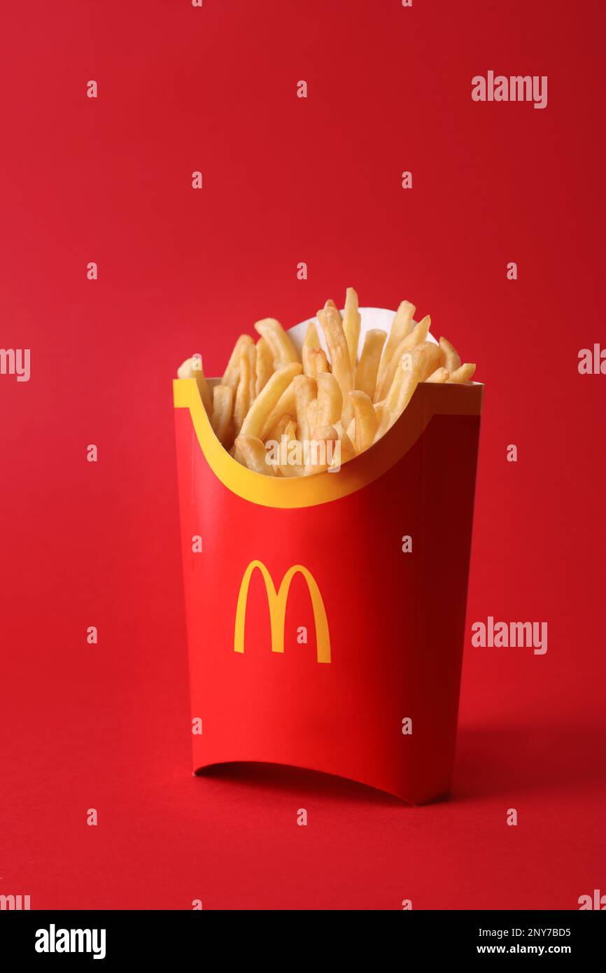 Mcdonalds french fries chips box hi-res stock photography and images ...